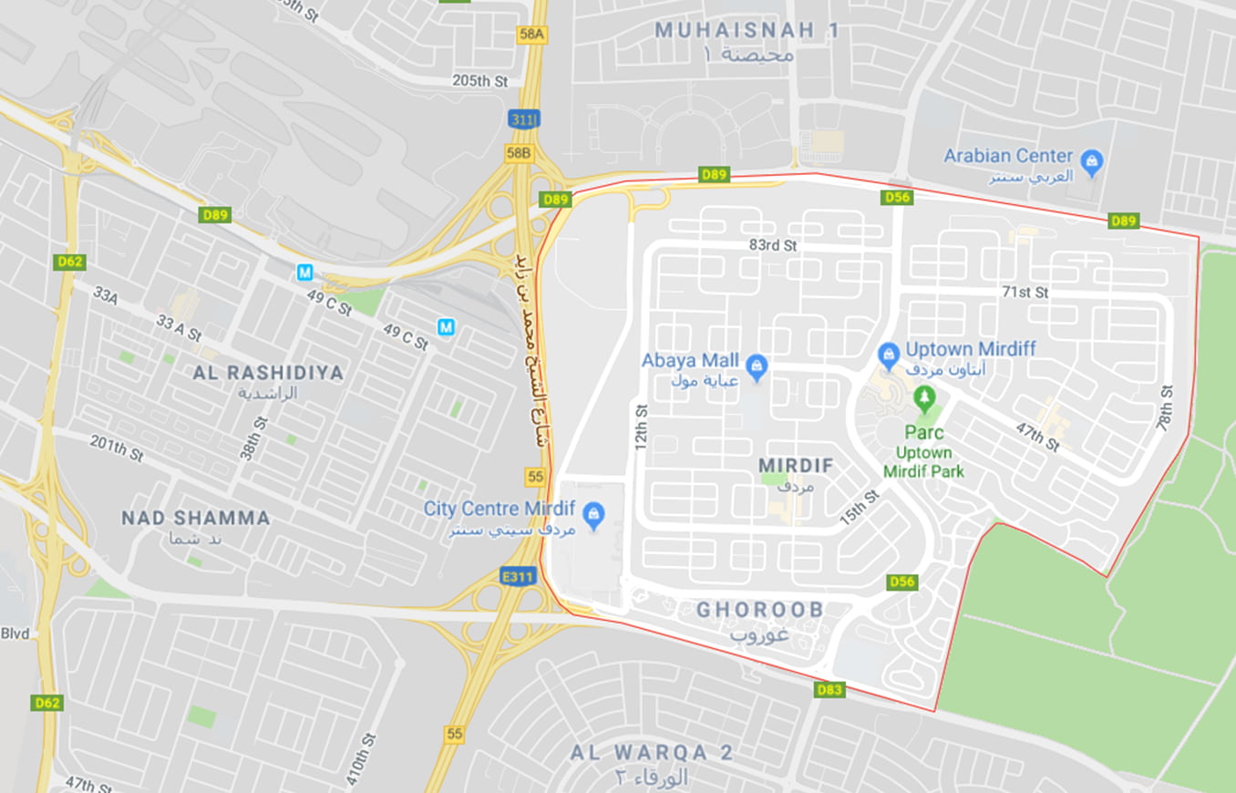 Le quartier de Mirdif | Dubai Immobilier